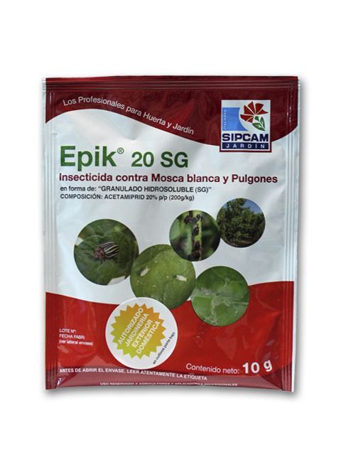 Insecticida epik 20 sg (sobre 10 g) acetamiprid - Anipal
